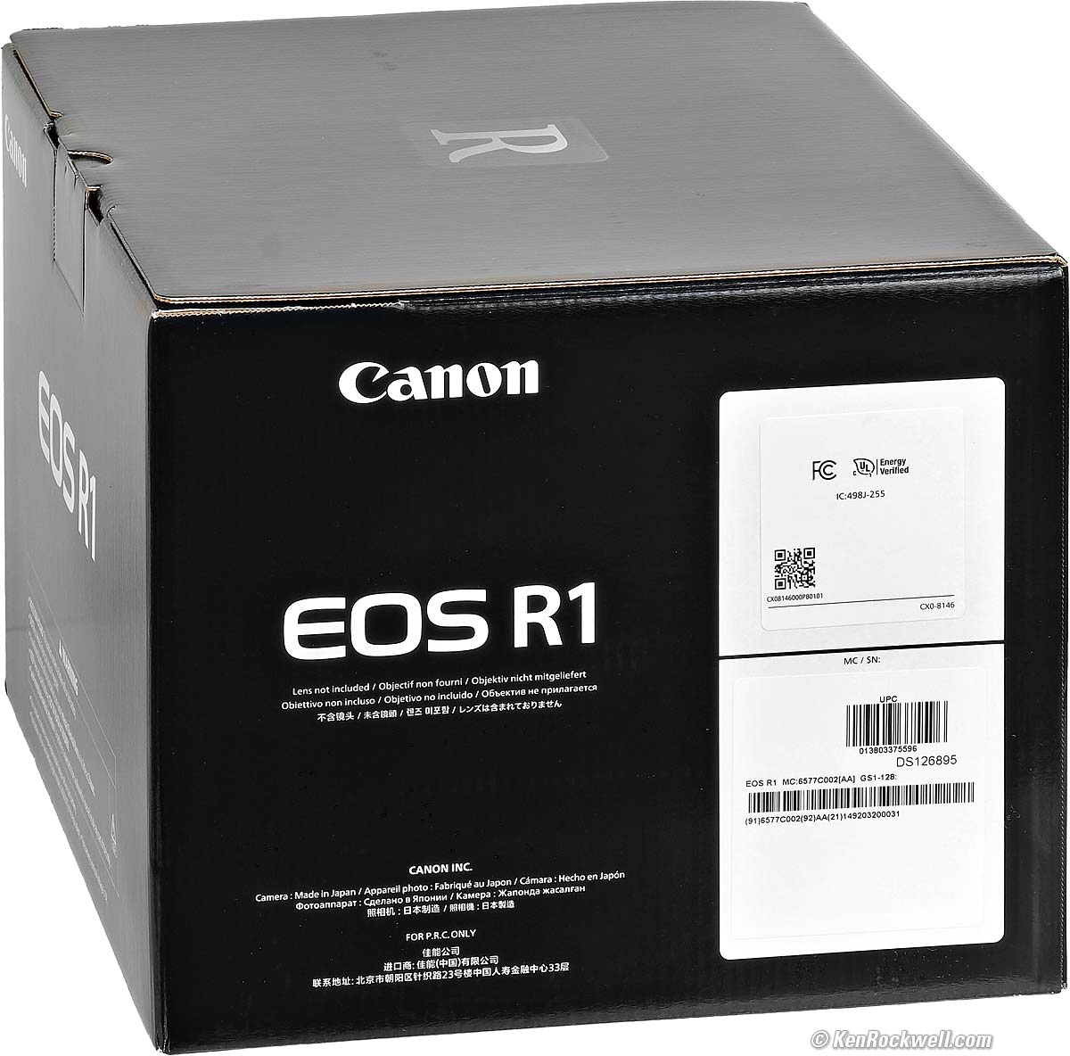 Canon EOS R1 Review by Ken Rockwell