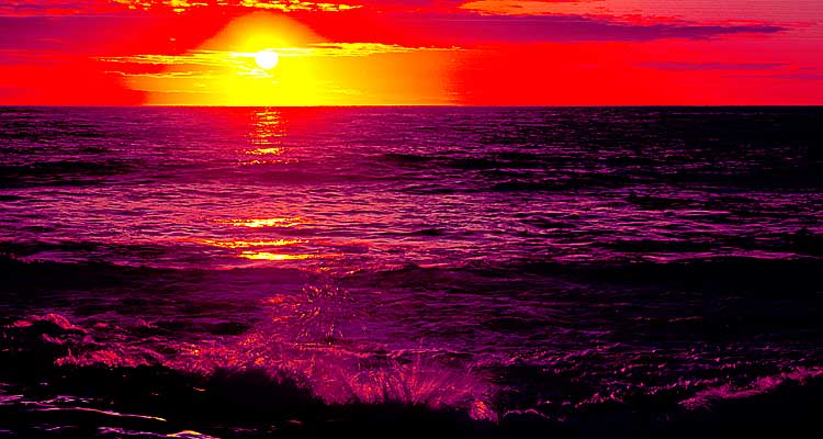 La Jolla violet sunset (c) 2001 KenRockwell.com