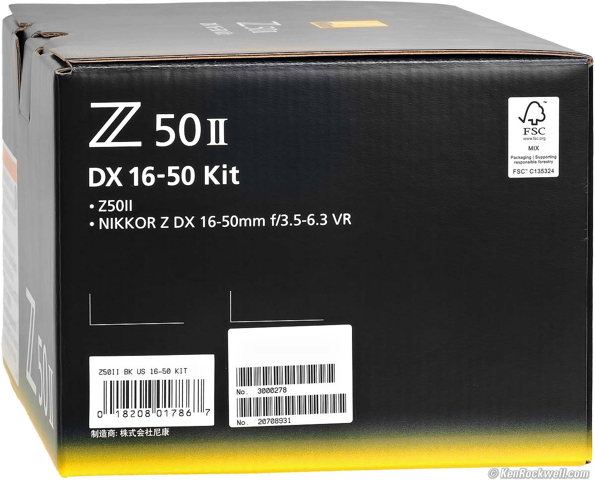 Nikon Z50 II Review & Sample Images by Ken Rockwell