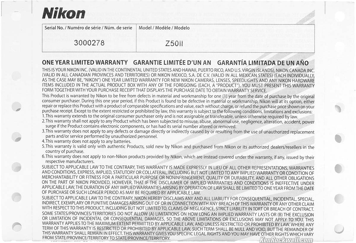 Nikon Z50 II Review & Sample Images by Ken Rockwell