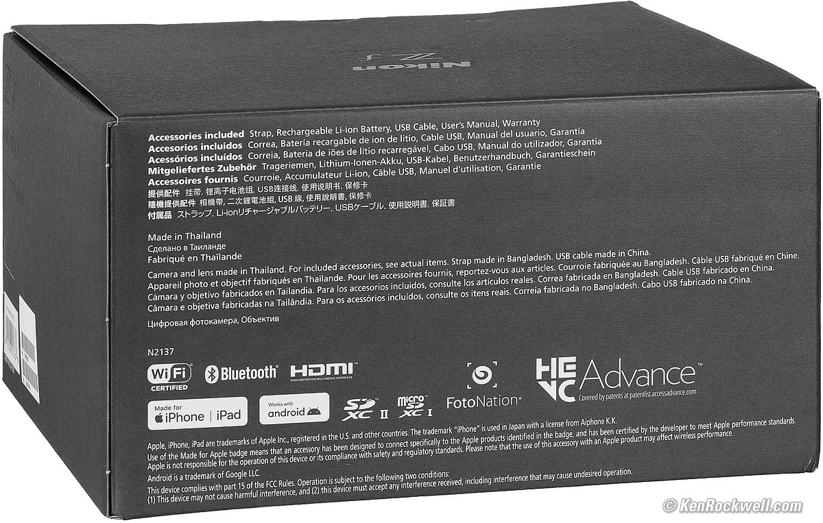 Nikon Zf Review & Sample Image Files by Ken Rockwell