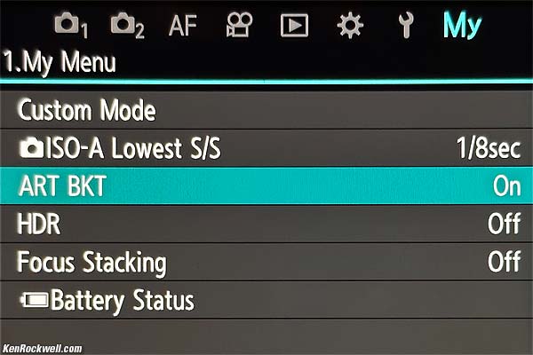 Canon, Nikon, Sony, Fuji & OM SYSTEM Menu Systems Compared by Ken Rockwell